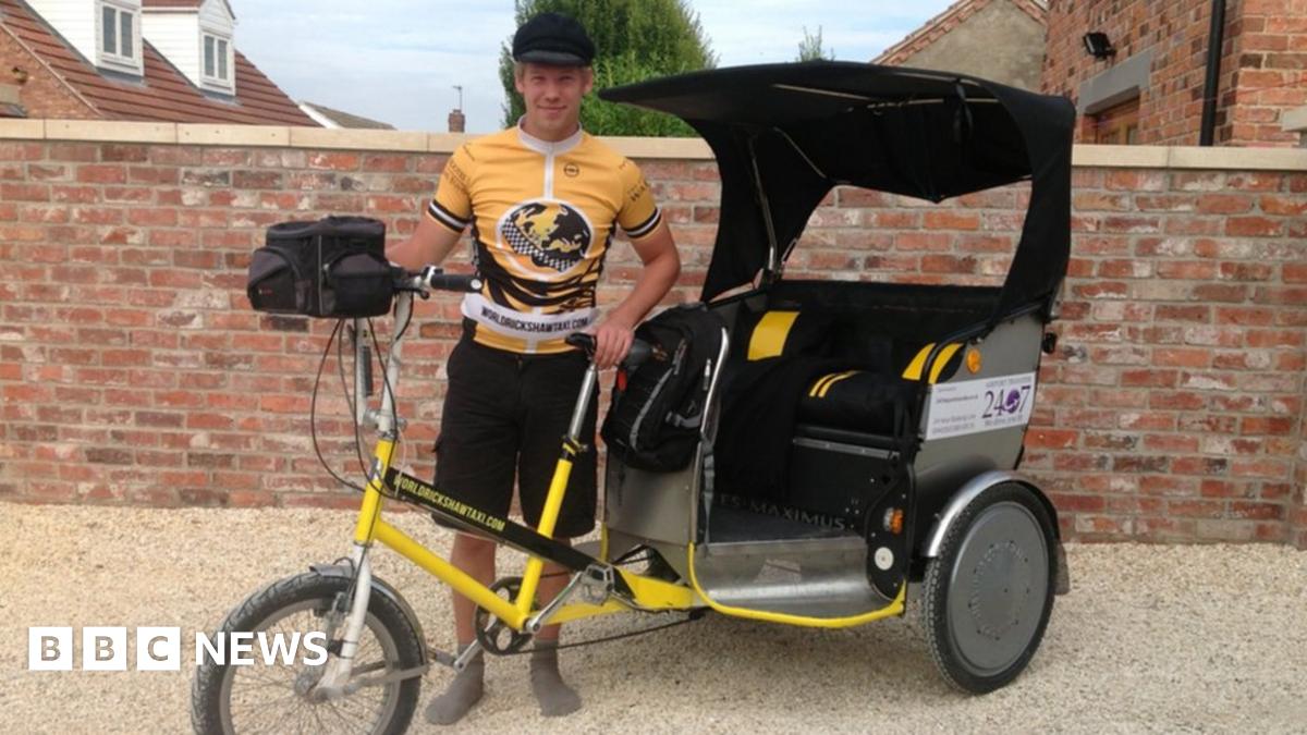 Luke Parry abandons world rickshaw trip after reaching Germany - BBC News