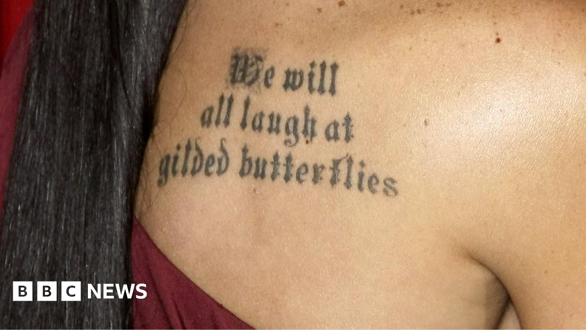 The rise of the text tattoo - BBC News