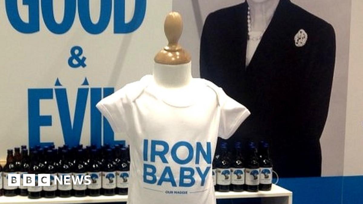 The Ironing Lady: Thatcher stall is Tory conference hit - BBC News