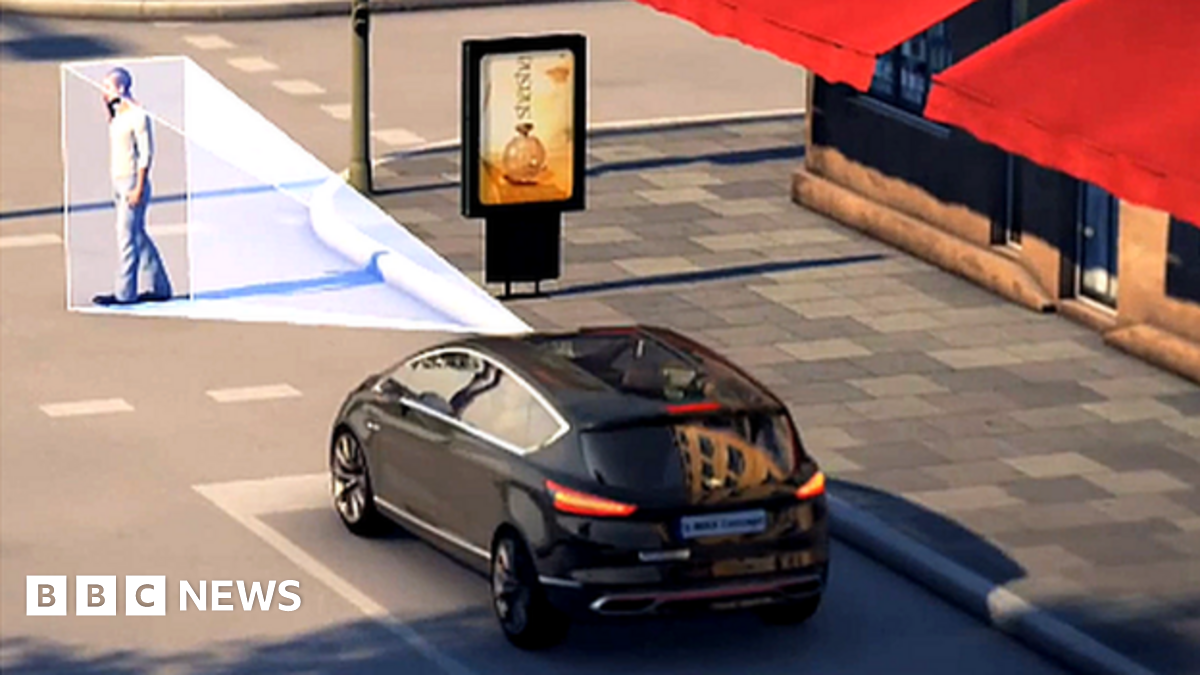 Ford car takes control of steering to avoid collisions - BBC News