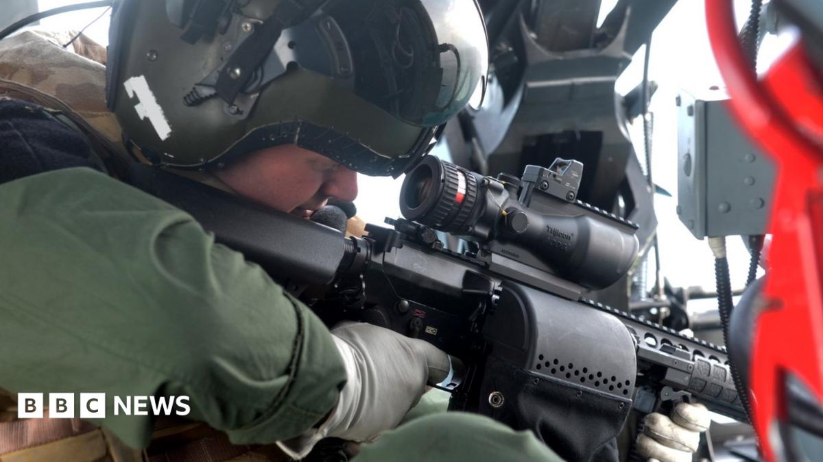 HMS Lancaster sniper stops boat carrying £55m worth of cocaine - BBC News