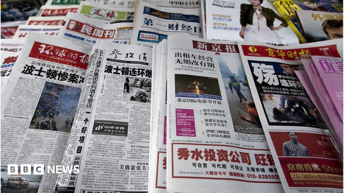 Chinese journalists to get on-the-job training - BBC News