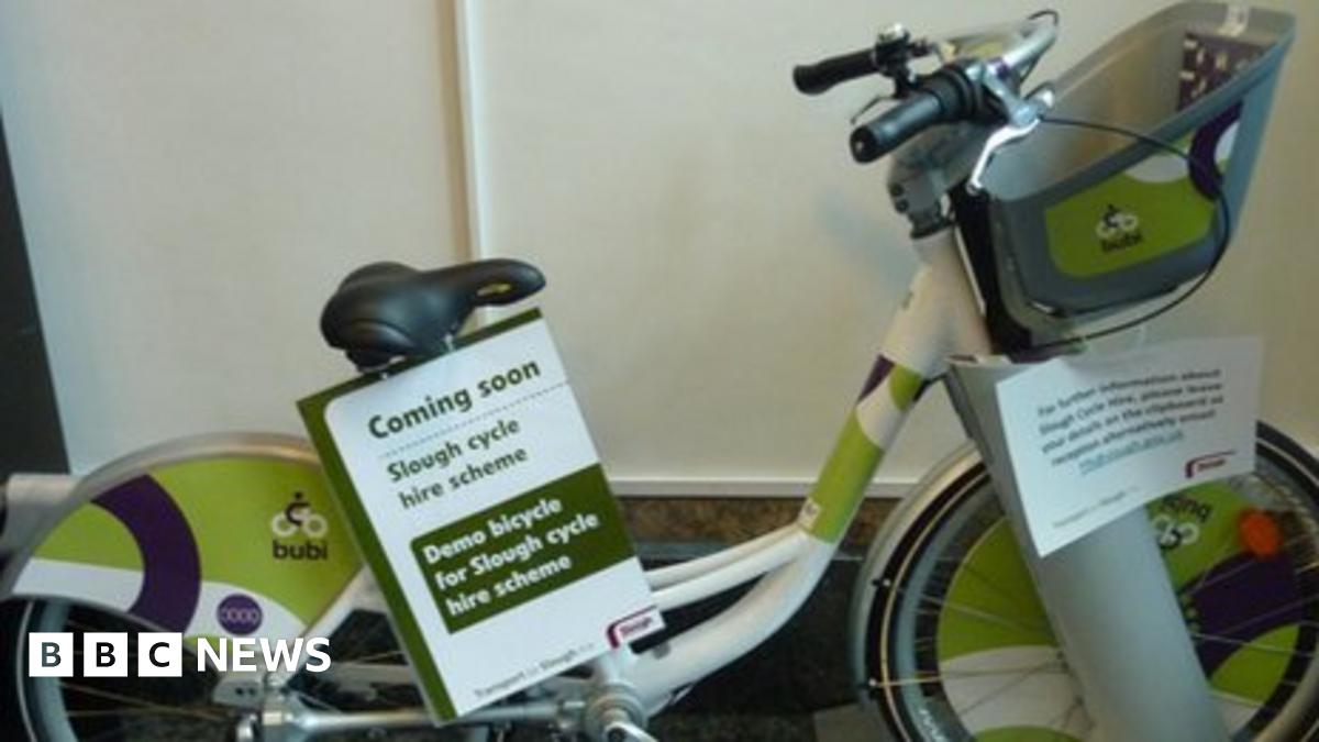 Slough cycle hire scheme launched - BBC News