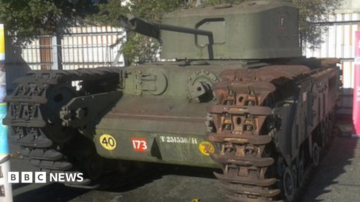 Belfast-built Churchill tank being restored - BBC News
