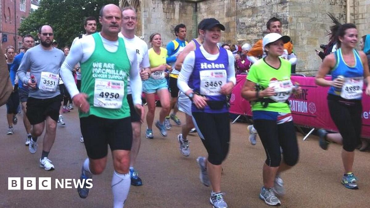 Yorkshire Marathon: Runners take part in inaugural race - BBC News