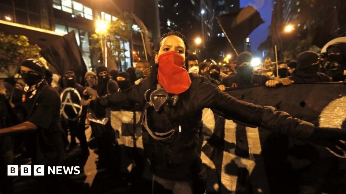 Brazil's Black Blocs and black gold - BBC News