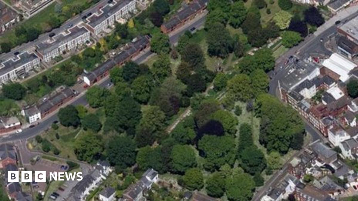 Exeter cemetery stabbing accused denies attempted murder - BBC News
