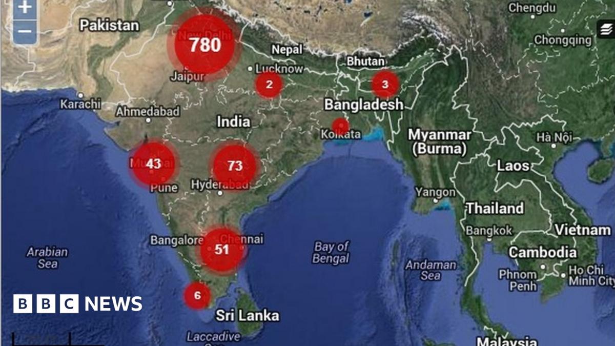 Mapping unsafe areas for India's women - BBC News