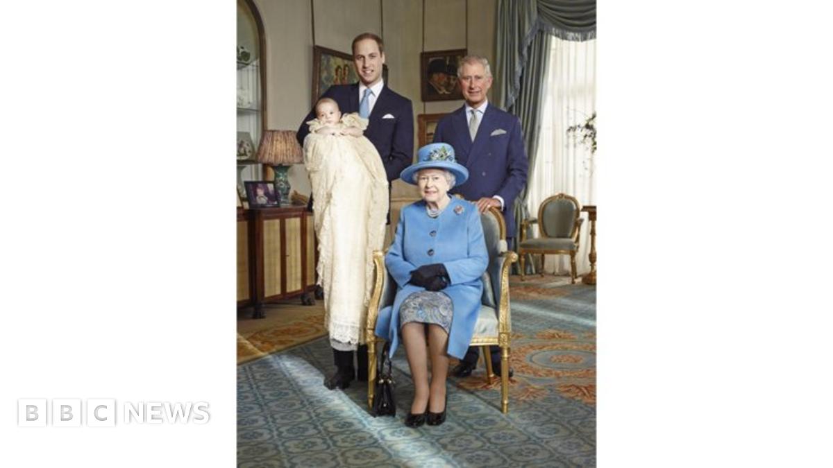 Prince George christening: Official pictures released - BBC News