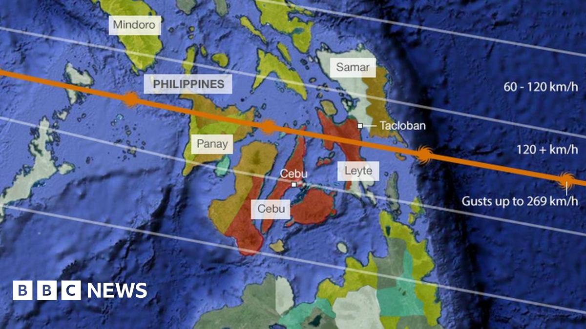 Mapping Typhoon Haiyan - BBC News