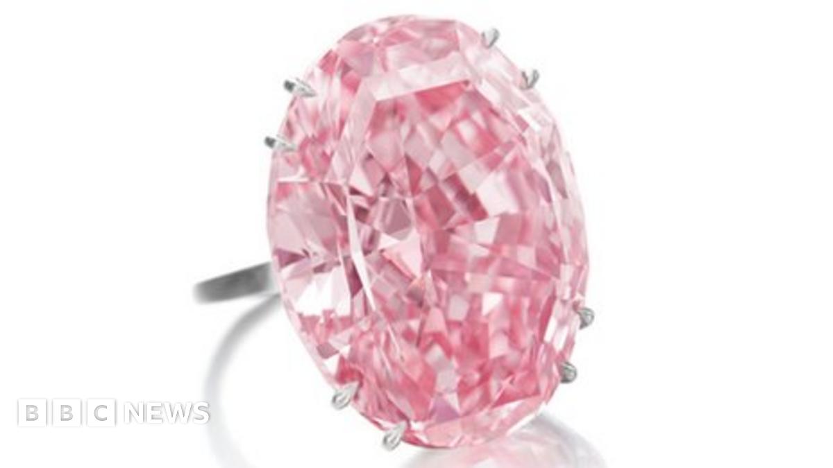 Pink Star diamond fetches record $83m at auction - BBC News