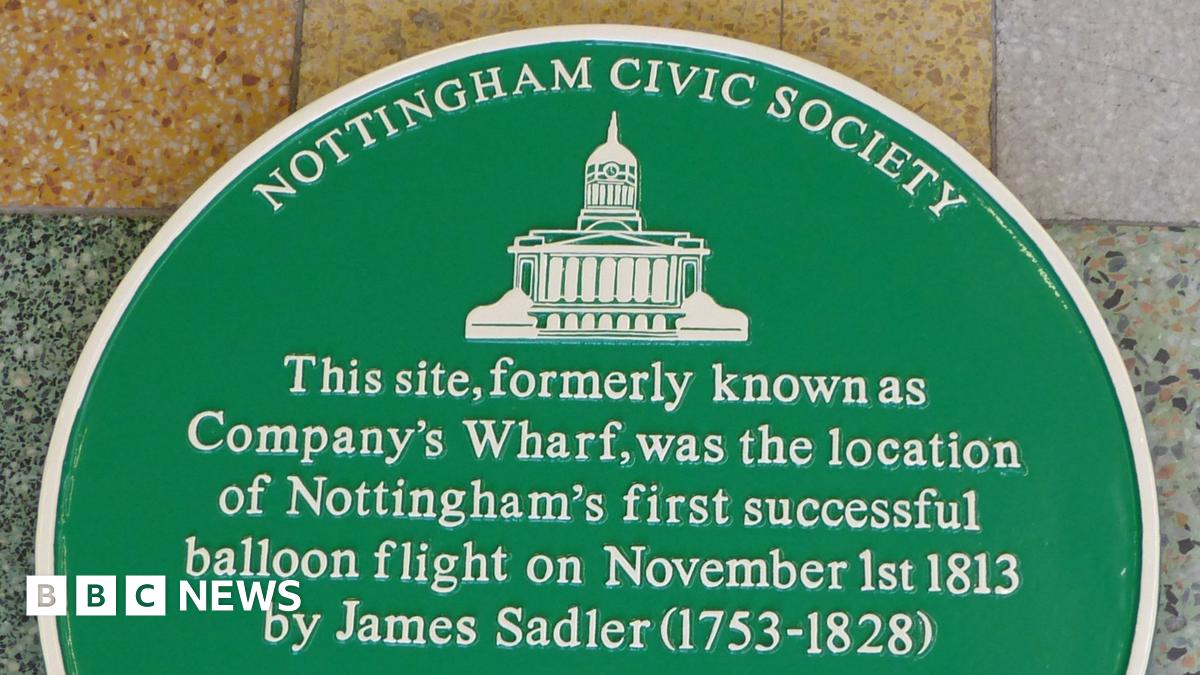 Nottingham marks 200 years since its first balloon flight - BBC News