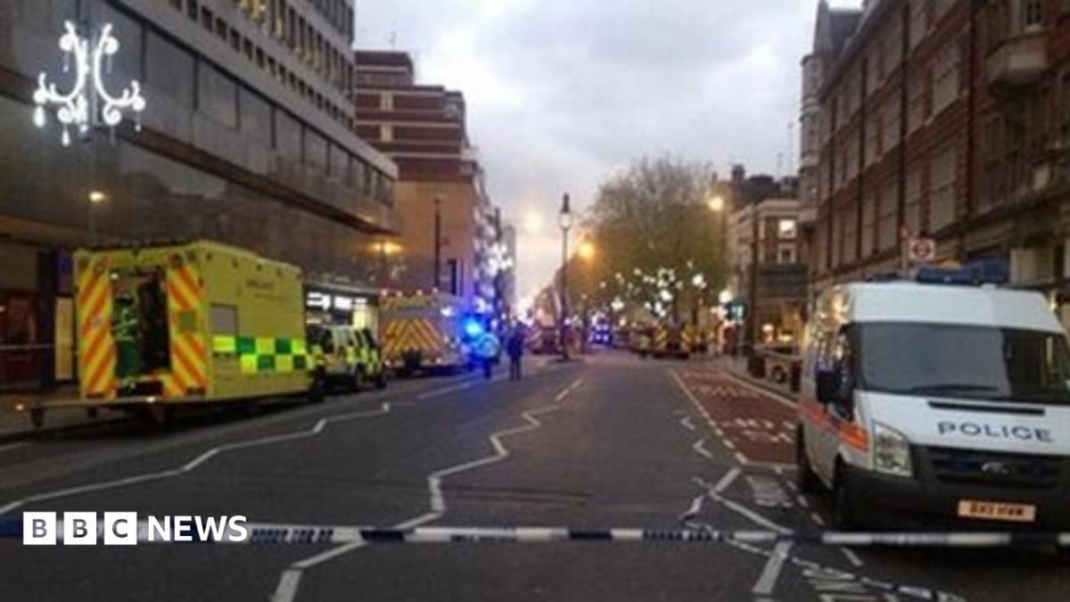 Six rescued from fire at flats in Tottenham Court Road - BBC News