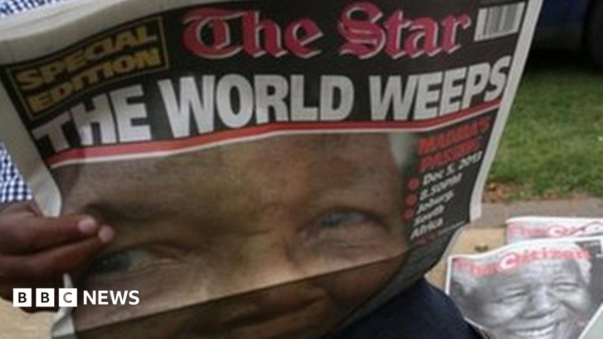South African papers pay tribute to Nelson Mandela - BBC News