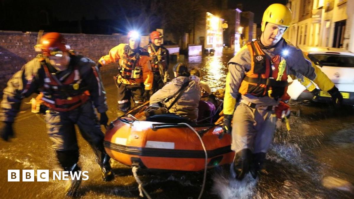 In pictures: Storms hit the UK - BBC News
