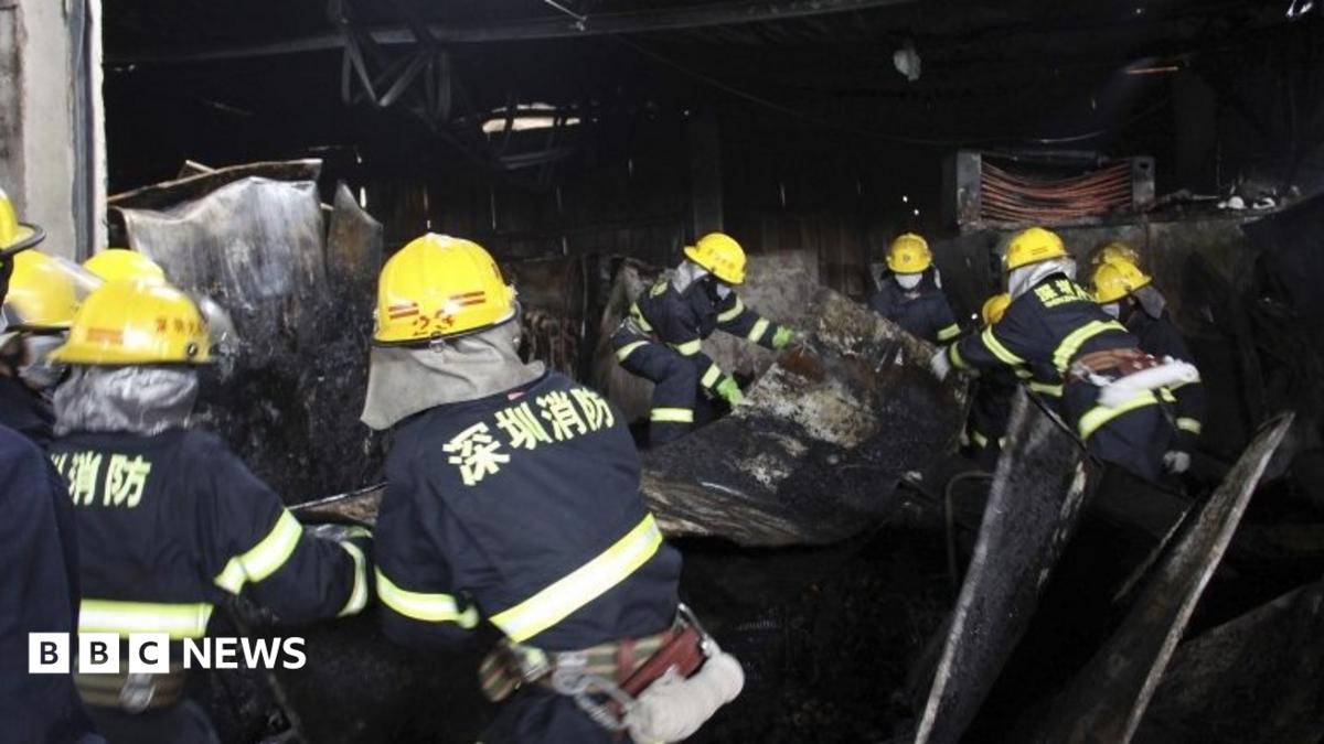 Market fire in China's Shenzhen kills 16 - BBC News