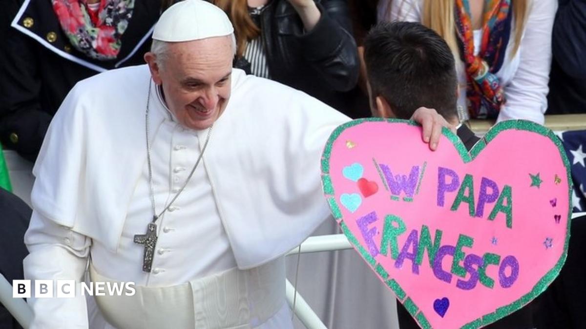 Pope Francis 'scores goals' for image of Catholic Church - BBC News