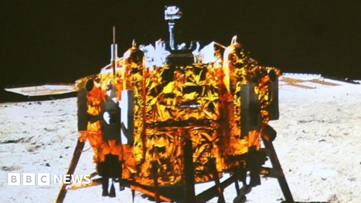 China's Jade Rabbit Moon rover sends back first photos - BBC News