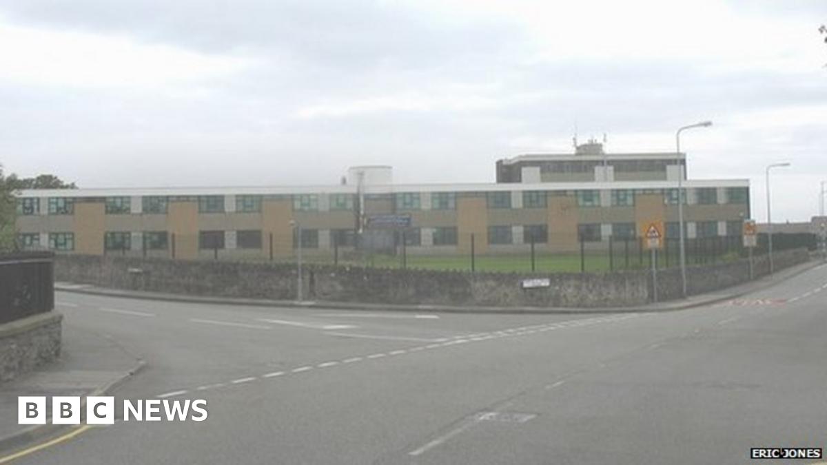 Holyhead High school closes early after storm damage - BBC News