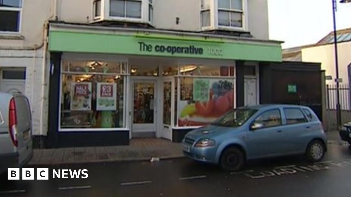Man arrested after Axminster Co-op store knifepoint robbery - BBC News