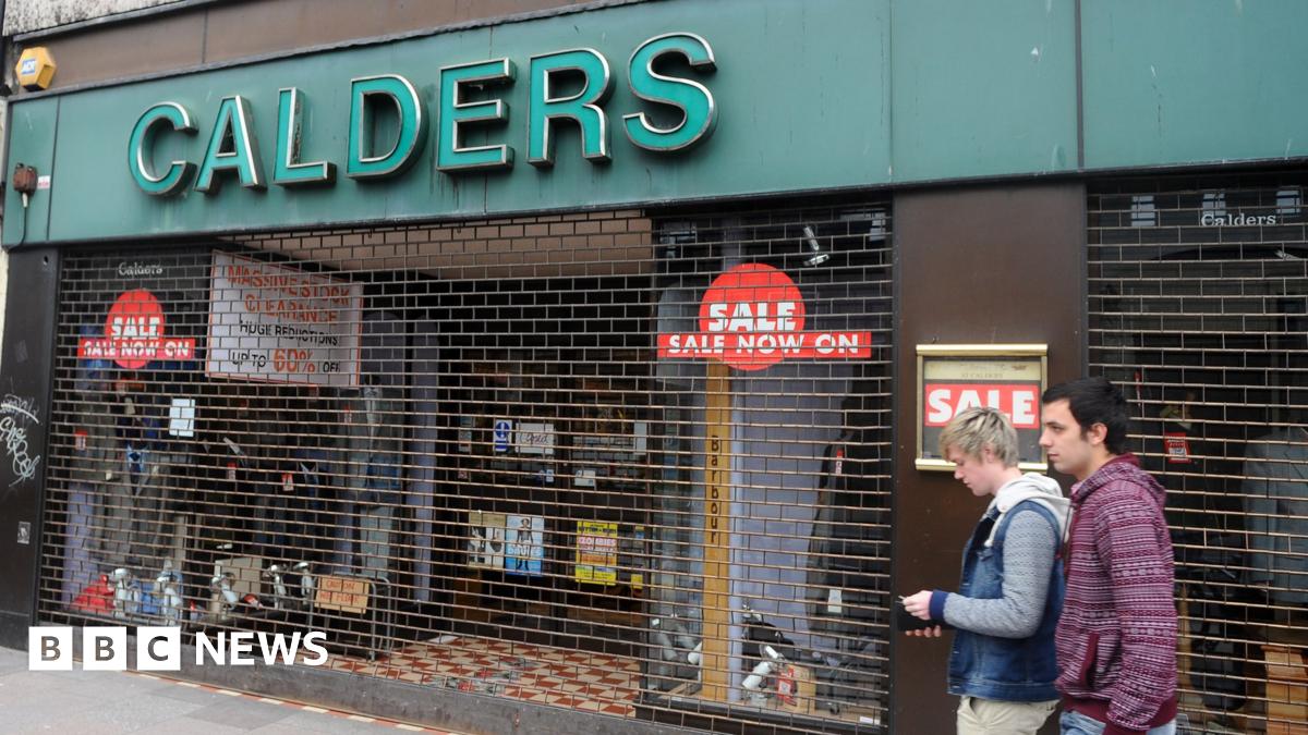 Cardiff store Calders shuts days before Christmas - BBC News