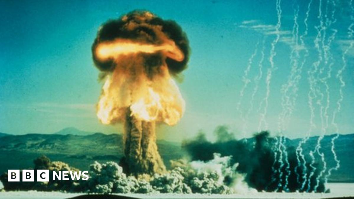 Nuclear weapon test debris 'persists' in atmosphere - BBC News