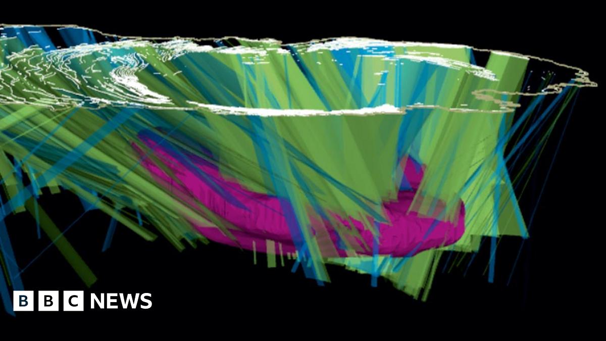 3D images created of ancient Scottish volcano - BBC News