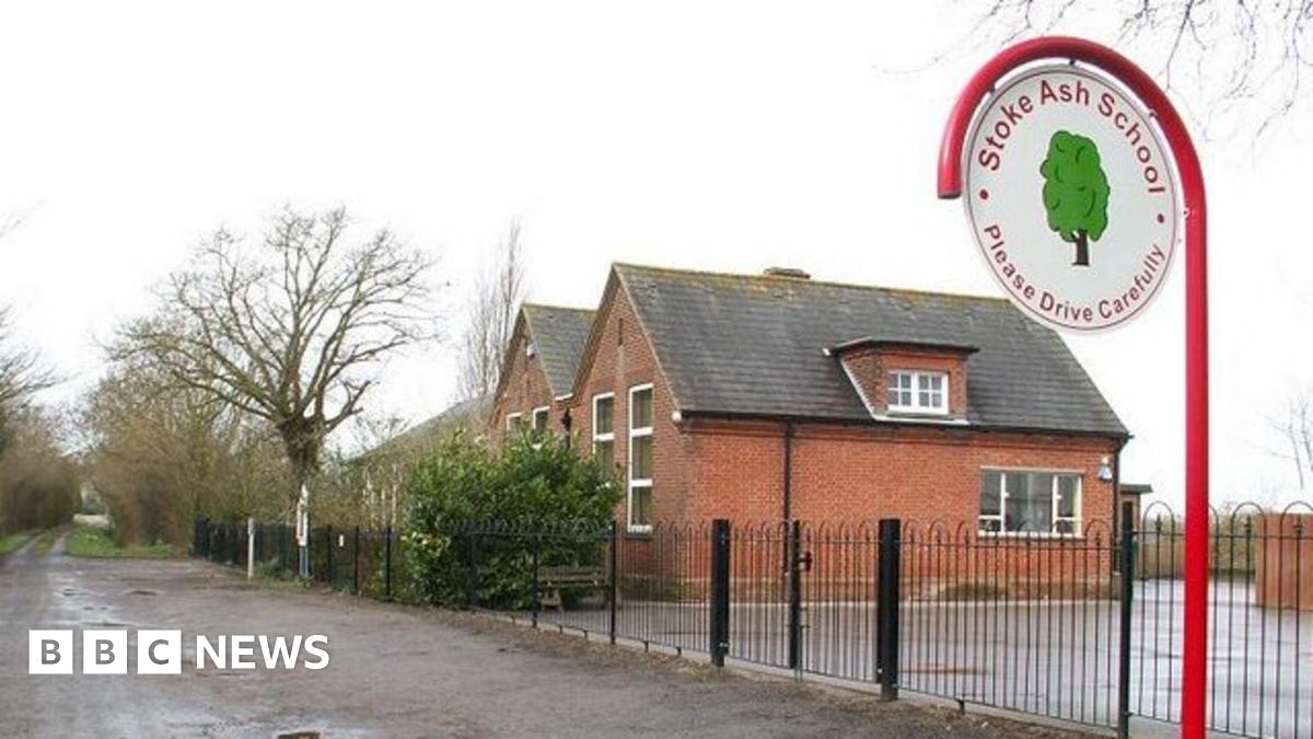 Stoke Ash school with three pupils could be closed - BBC News