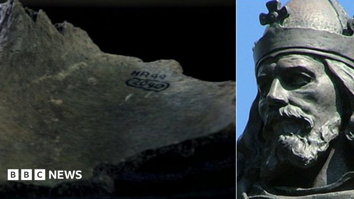 Bone fragment 'could be King Alfred or son Edward' - BBC News