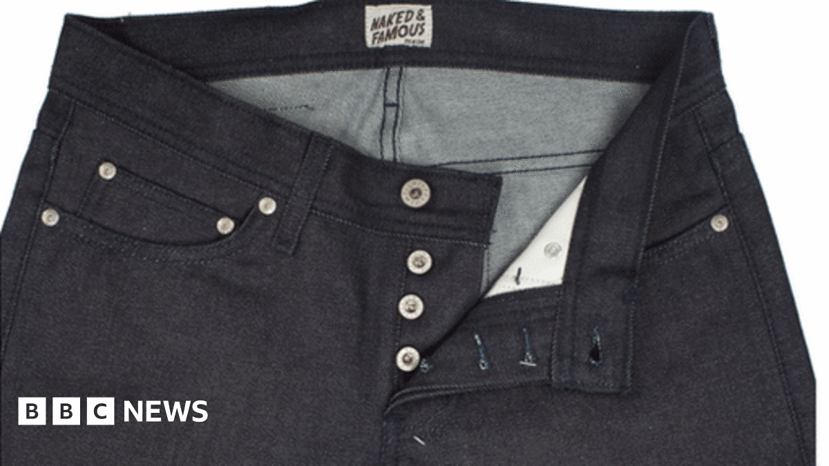 'Scratch-and-sniff' jeans launched by Brandon Svarc - BBC News