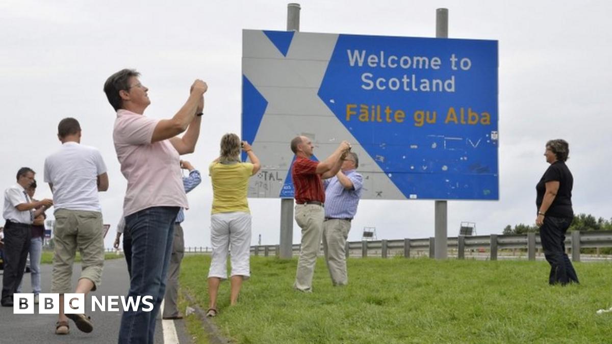 Scottish independence: UK government highlights 'benefits' of border ...