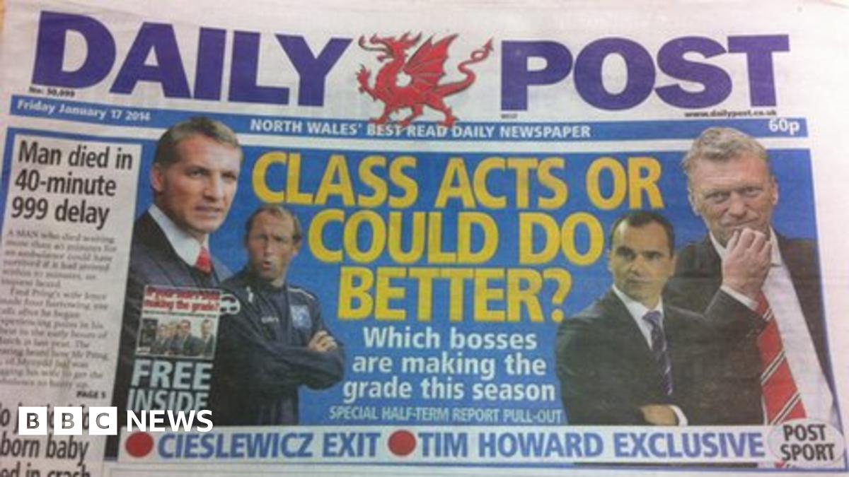 Daily Post newspaper stops sales outside north Wales - BBC News