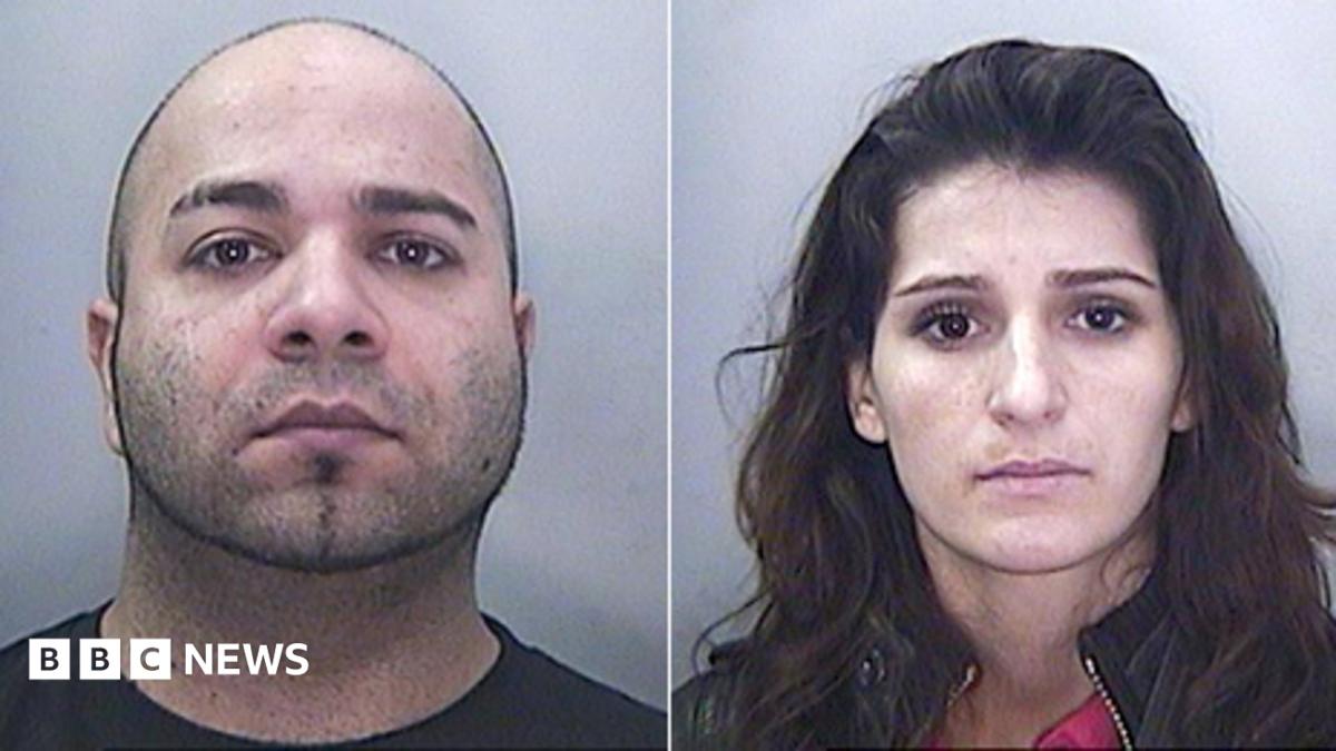 Man and woman jailed for trafficking two prostitutes - BBC News