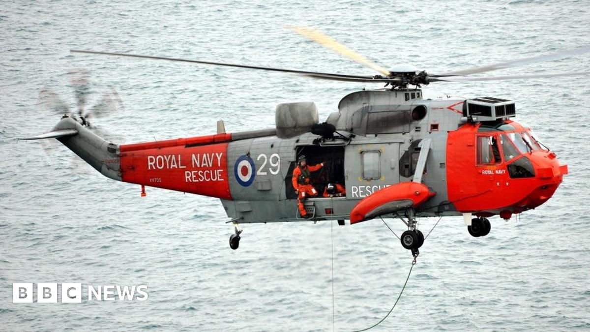 RNAS Culdrose 'busiest' English search and rescue base - BBC News