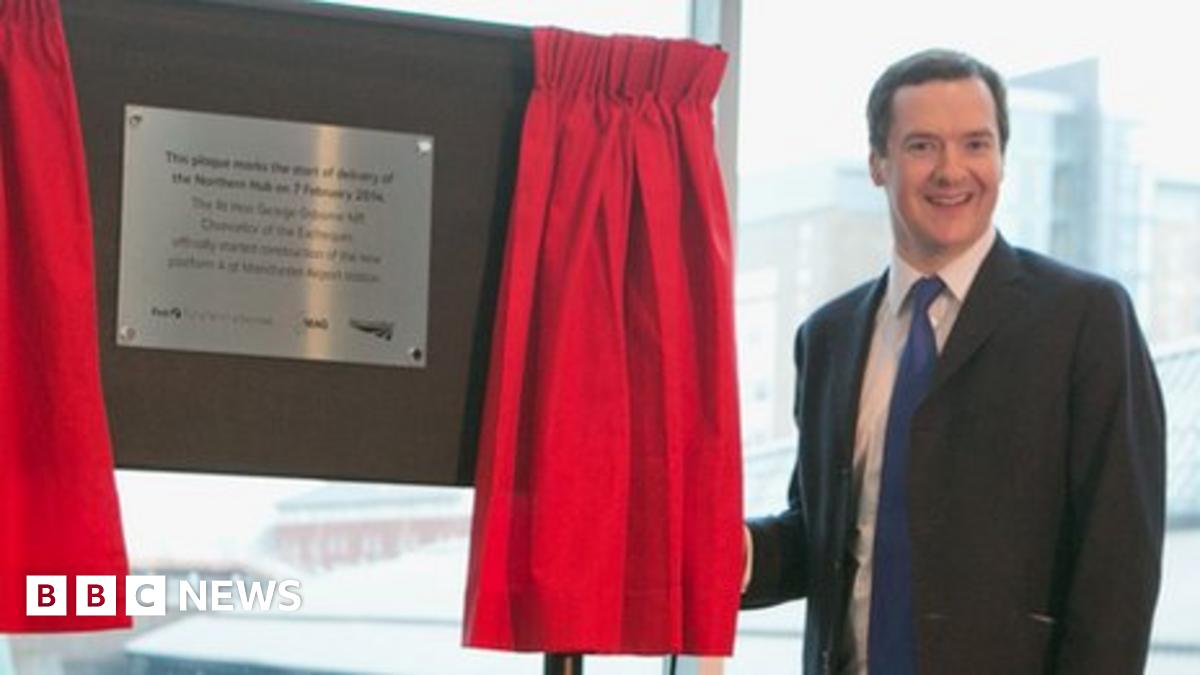 Northern Hub £600m rail work starts at Manchester Airport - BBC News