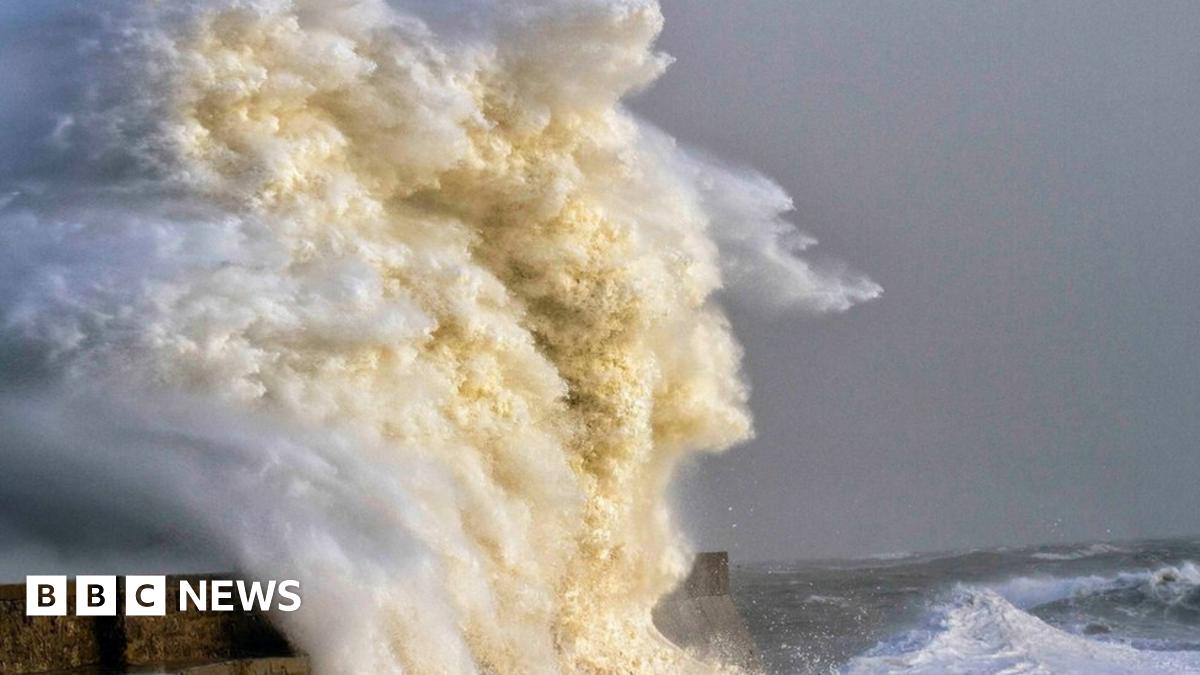 Clear-up begins after 100mph storms hit Wales - BBC News