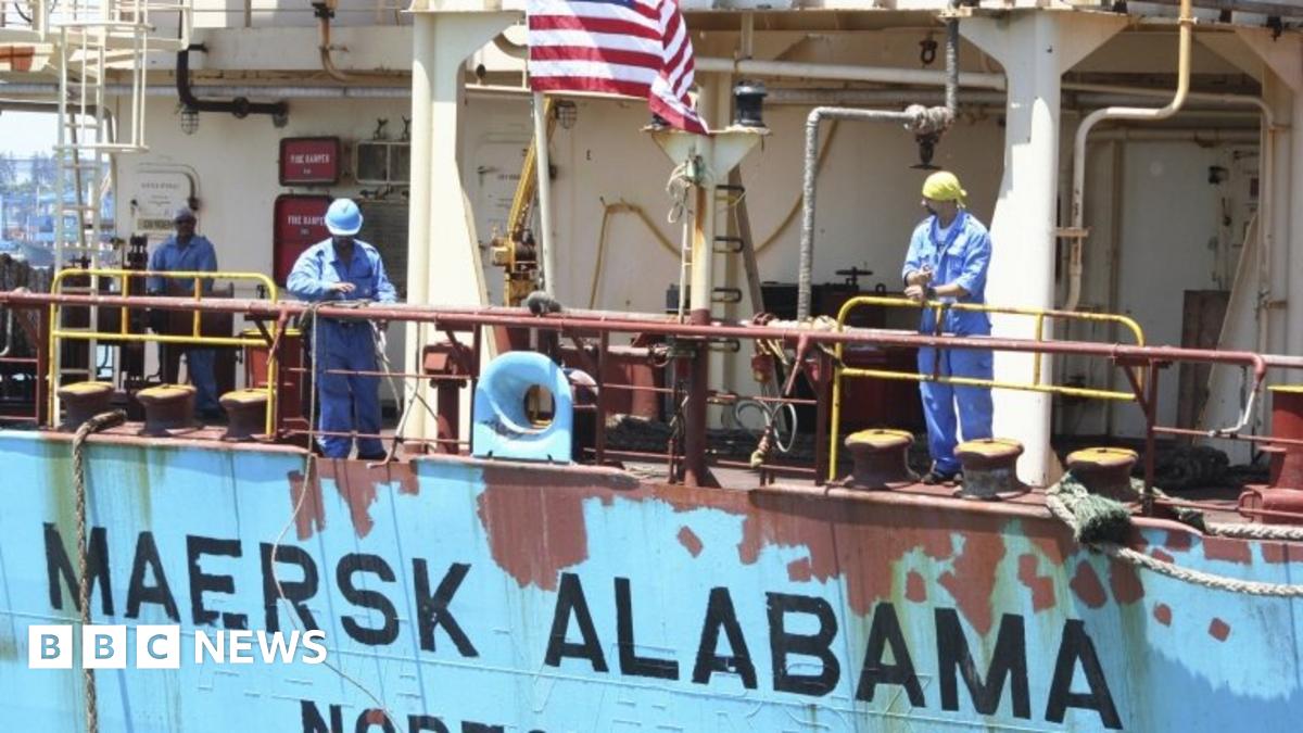 Two US men found dead on 'Captain Phillips' cargo ship - BBC News