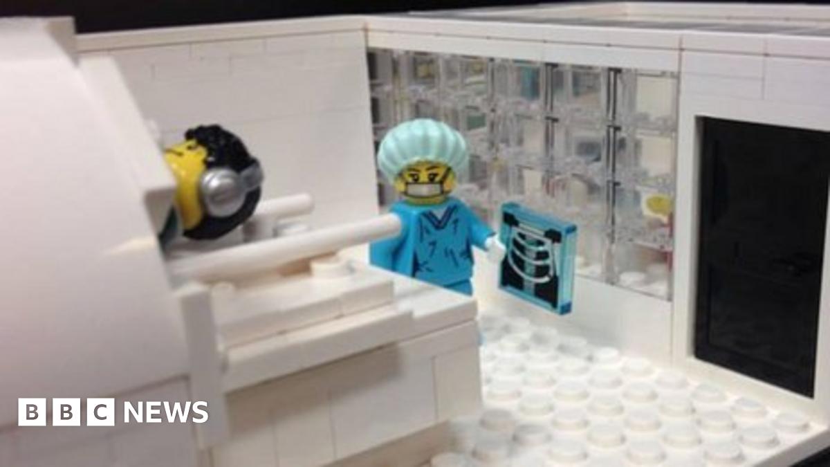 Lego MRI scan model donated to Royal Berkshire Hospital - BBC News