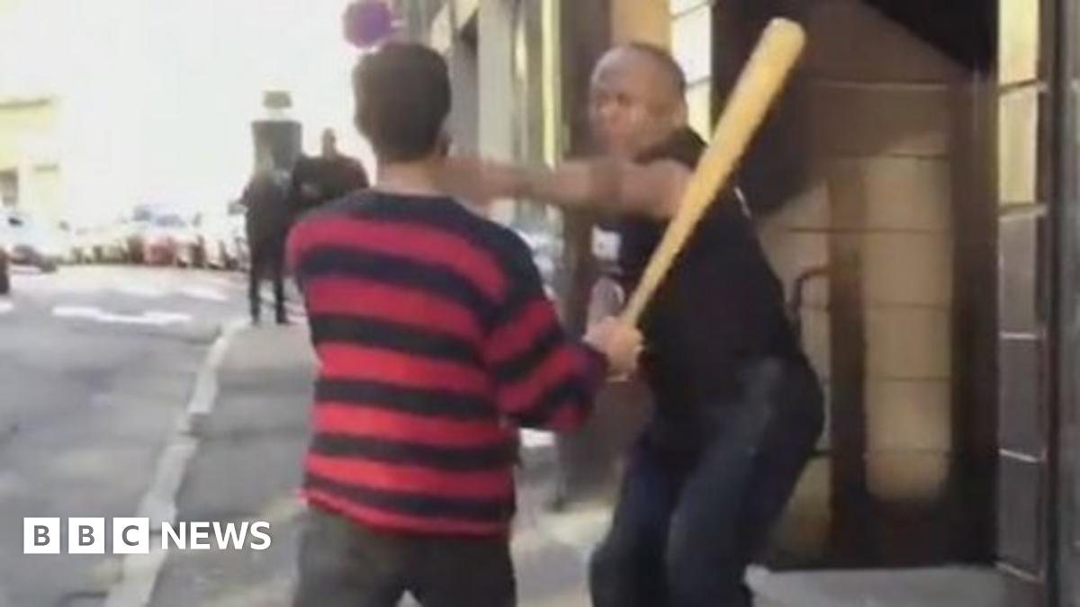 #BBCtrending: The man who provoked fights for fame - BBC News