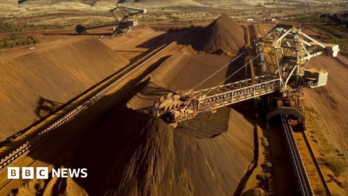 Mining shares hit by iron ore slump and China slowdown - BBC News