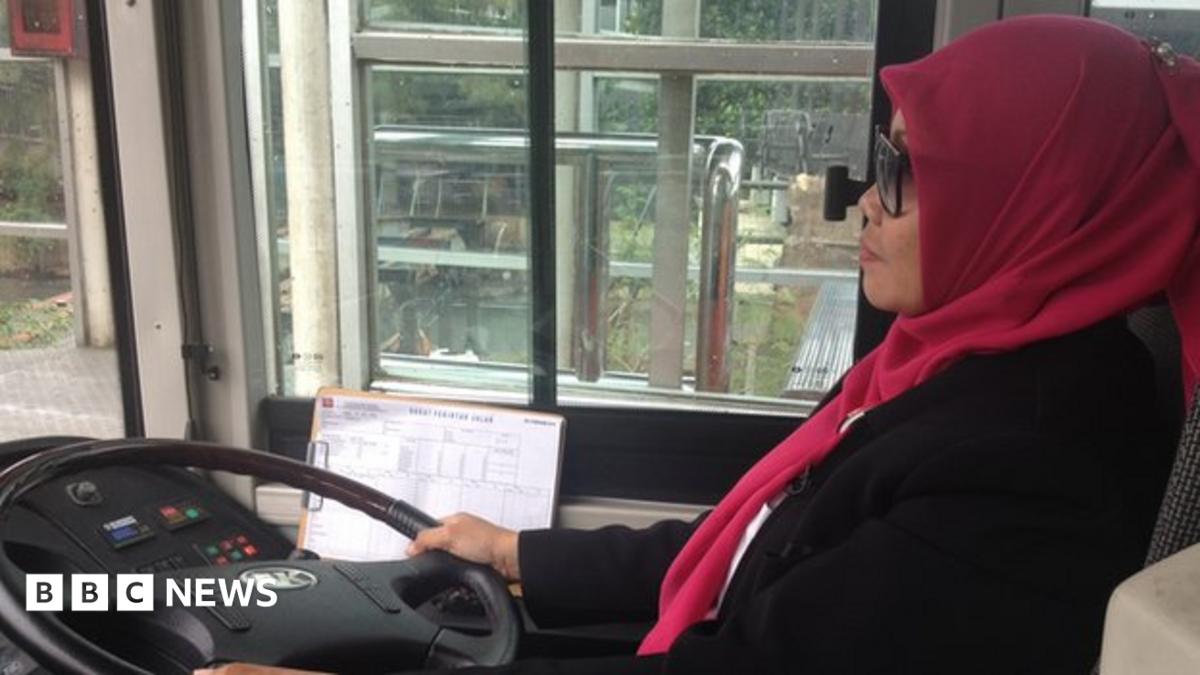 My Day: Indonesian bus driver Dahlia - BBC News