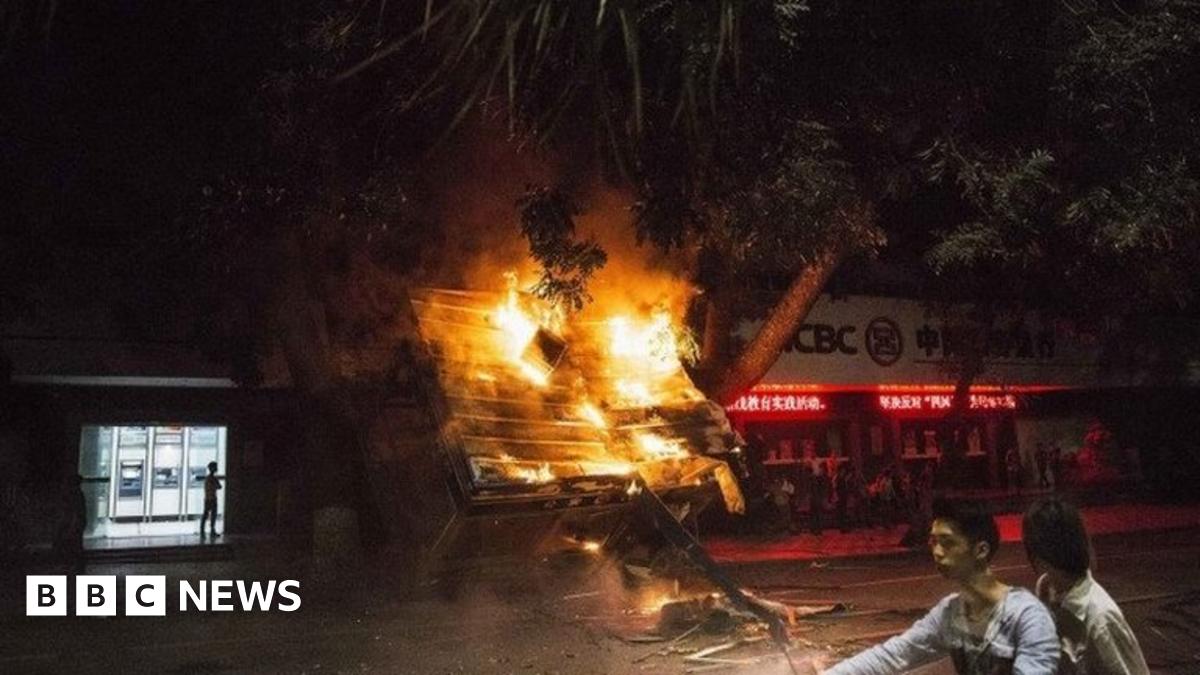 China Maoming environmental protest violence condemned - BBC News