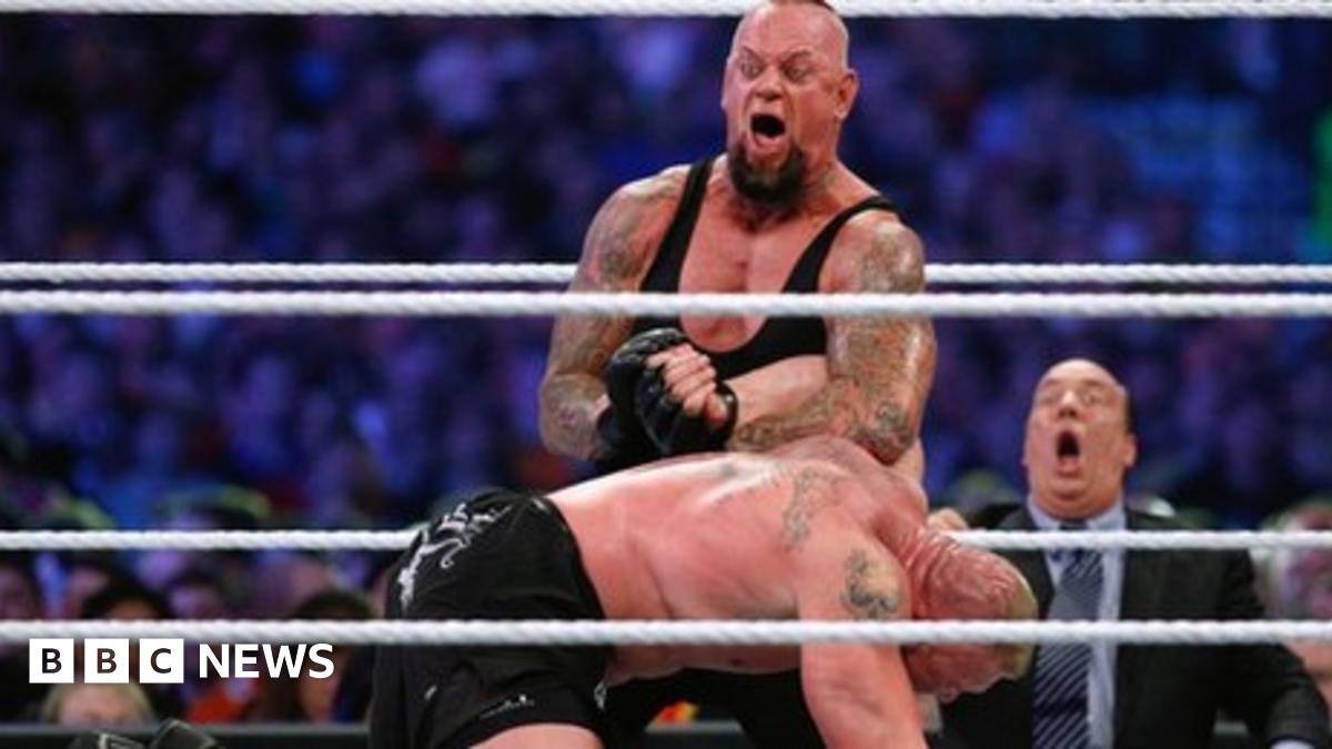 WWE WrestleMania star The Undertaker has head injury - BBC News