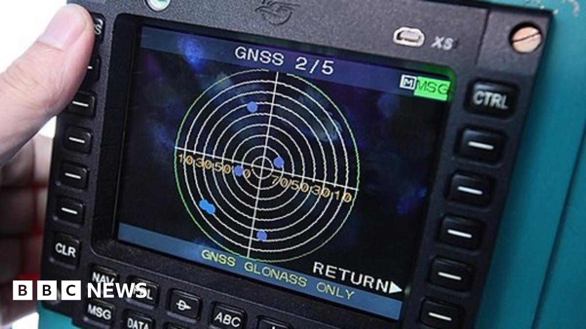 Map illustrates 'Russian GPS' failure - BBC News