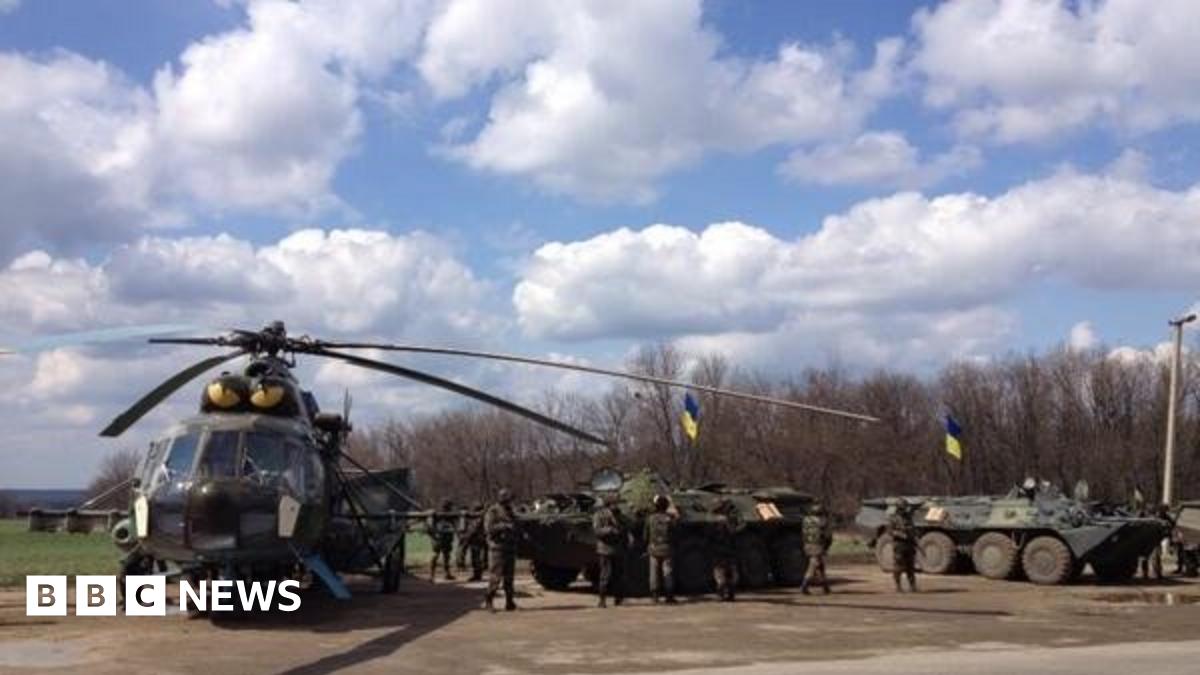 Ukraine says Donetsk 'anti-terror operation' under way - BBC News