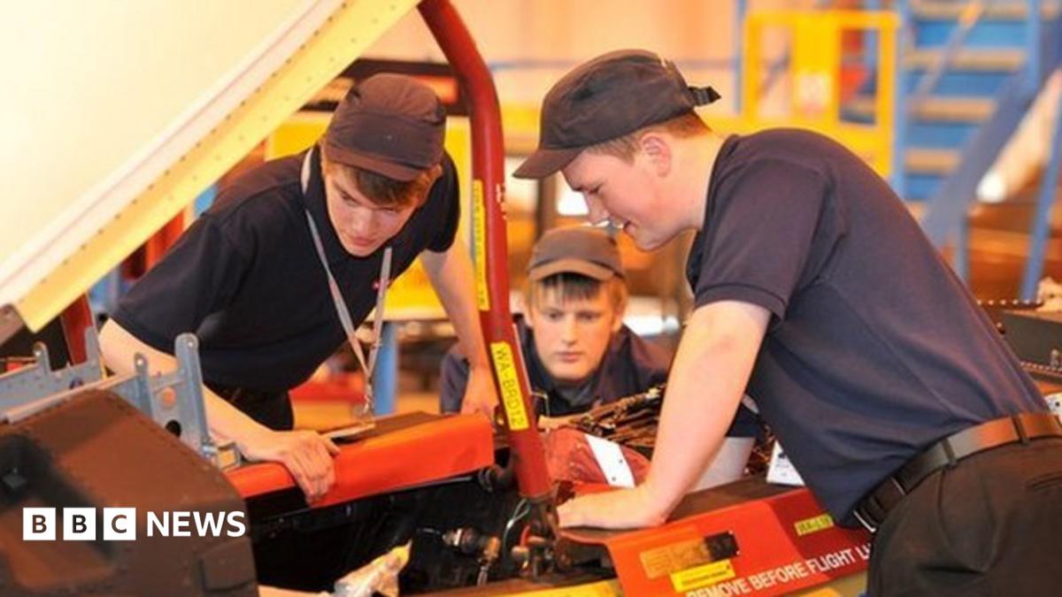 New goal of 30,000 modern apprentices a year by 2020 - BBC News