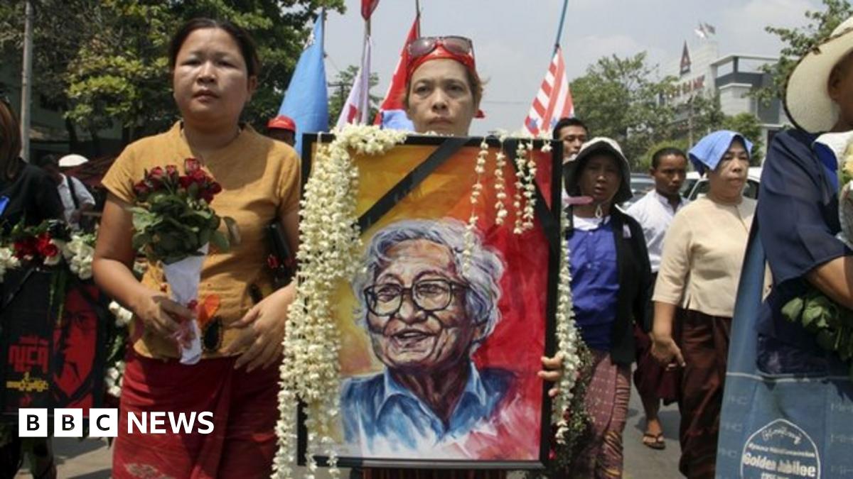 Win Tin, Myanmar democracy veteran, mourned by thousands - BBC News