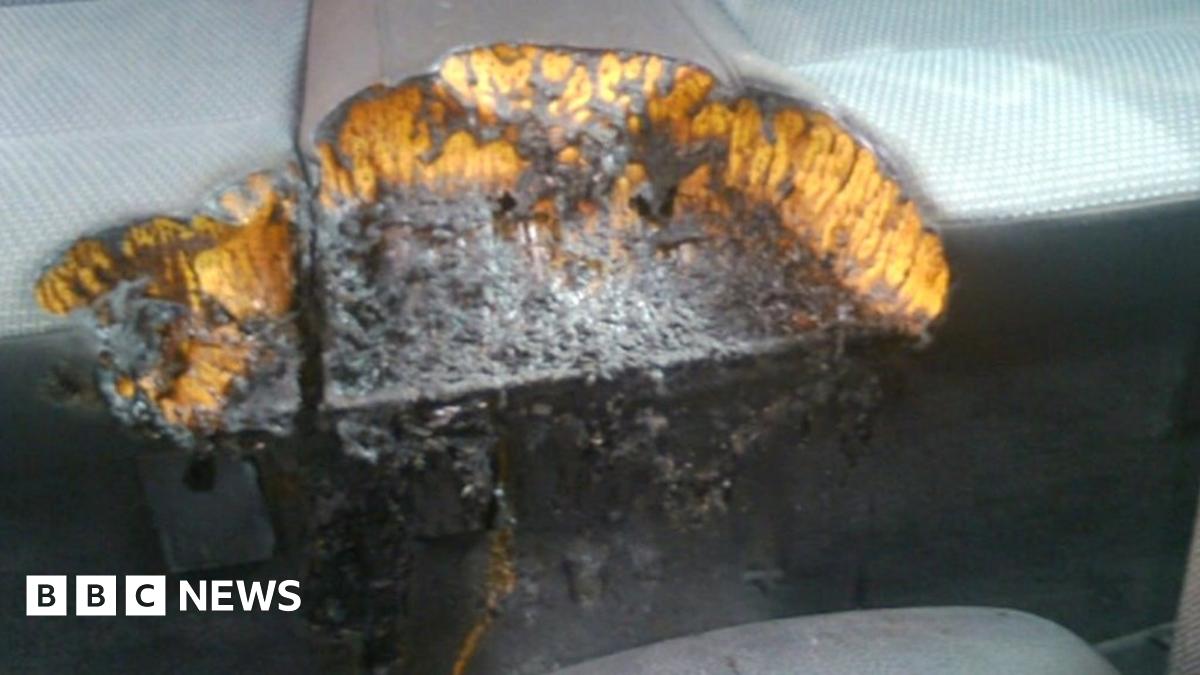 Leicester woman's 'shock' as 'e-cig explodes' in car - BBC News