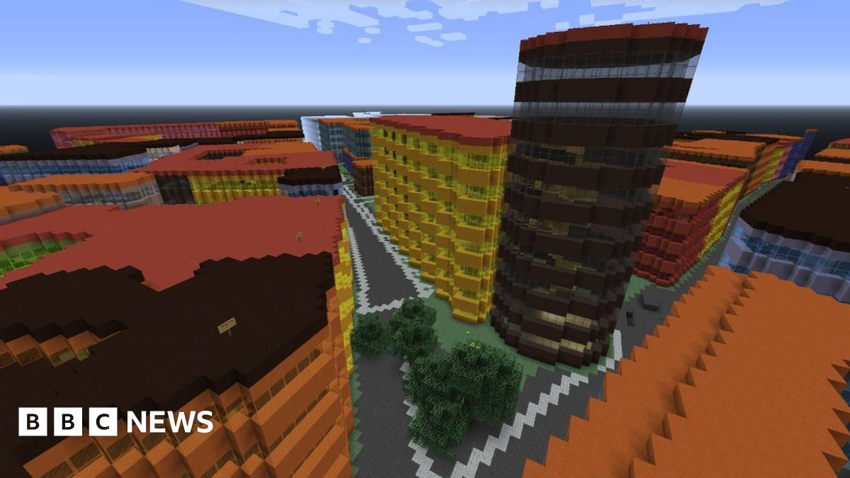 Minecraft: All of Denmark virtually recreated - BBC News
