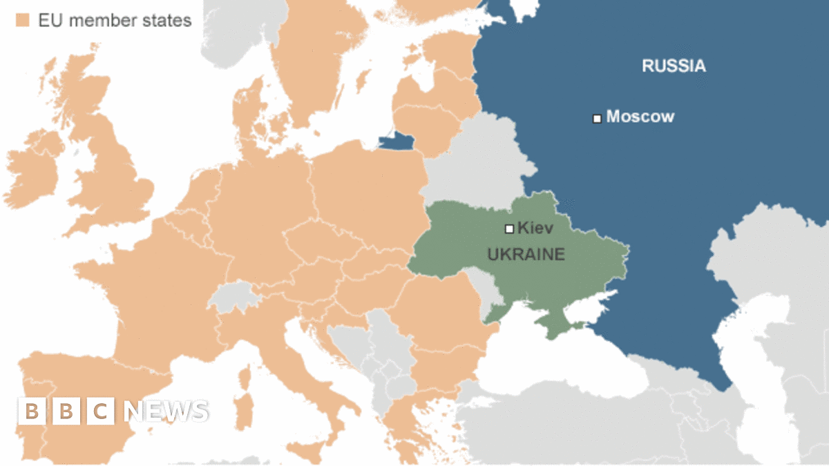 Ukraine crisis in maps - BBC News